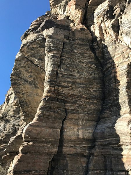 Rock Climb Moai Crack, Southwest Region