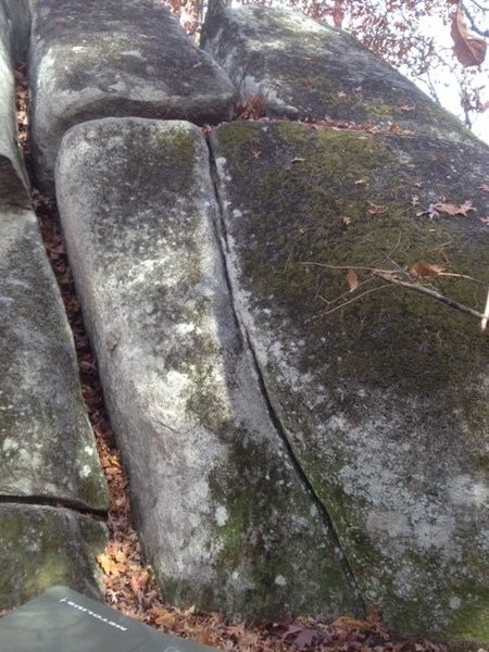 Rock Climb Awkward Crack, Boat Rock