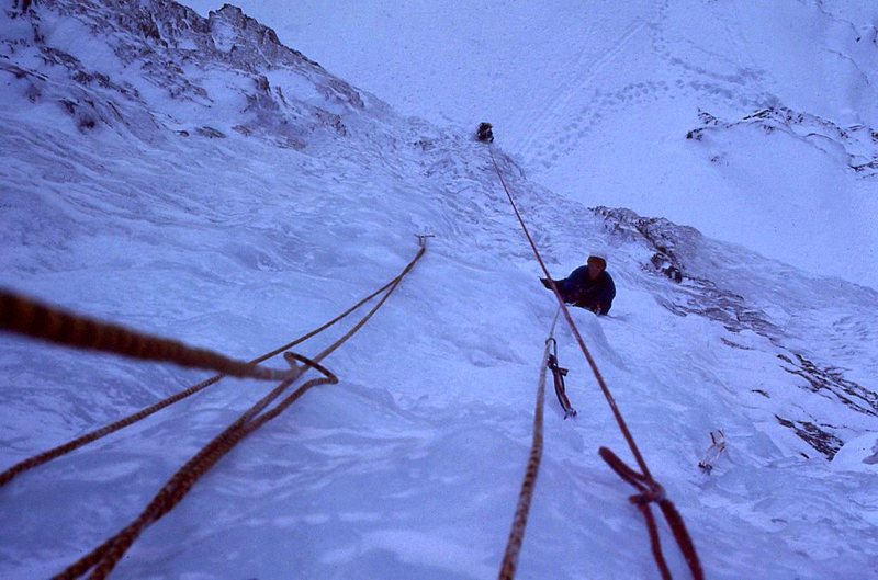 first ascent - Tim Friesen pitch 1