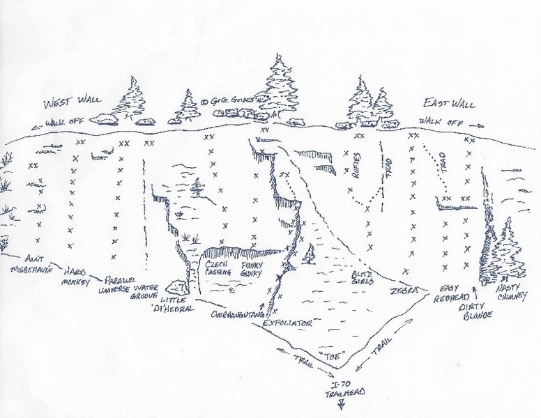 Rock Climbing in White Cliff, 10 Mile Canyon