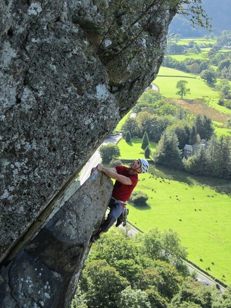 Rock Climbing in Shepherds Crag, United Kingdom
