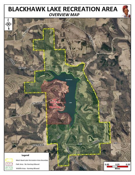Climbing in Blackhawk Lake Recreation Area, South