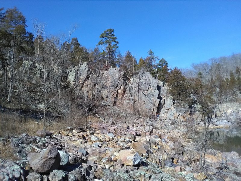 Rock Climbing in Upper Cliff, EM: Johnson Shut-Ins