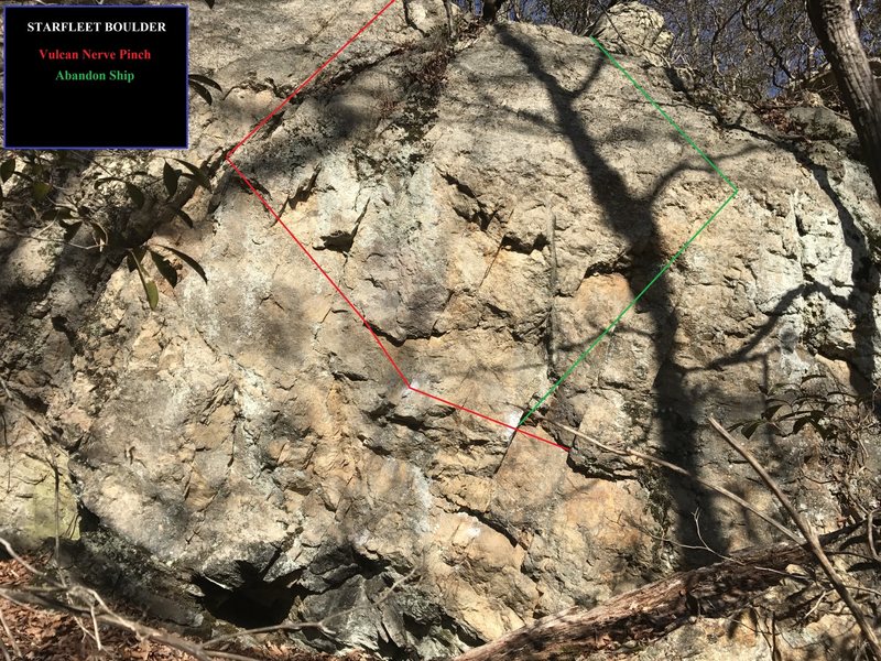 Climbing in Pyramid Boulder Face, CT Bouldering