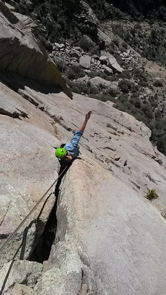 Offwidth on the final pitch