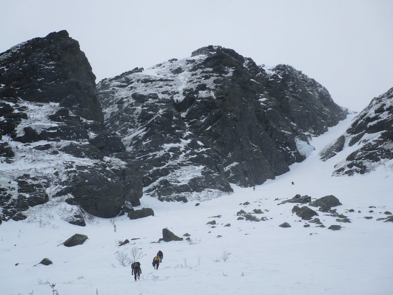 Climb Central Gully, * NH Ice and Mixed