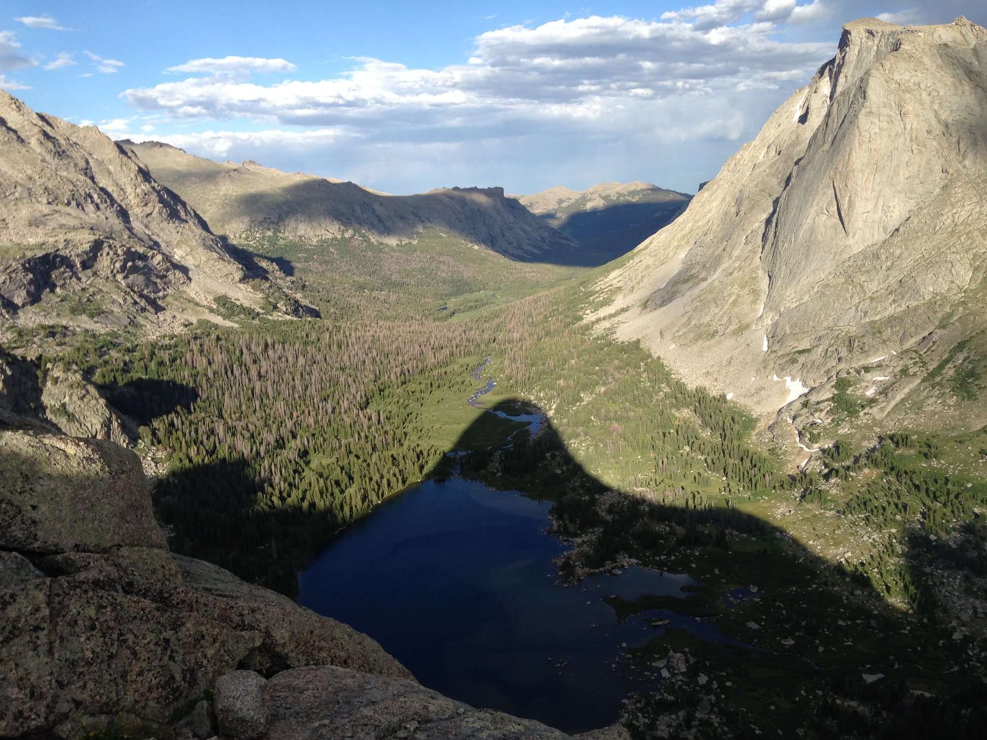 Pingora casting its own shadow.