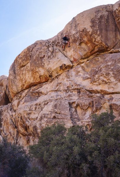 The route set for top rope offers a little more confidence inspiring ...