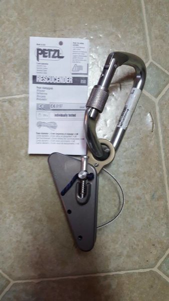 NEW Petzl Rescucender Rope Clamp/Grab