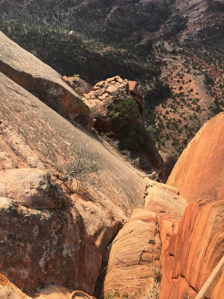 Quinn Brett on the last pitch