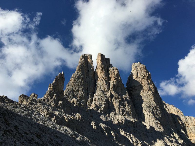 Rock Climbing in Vajolet Towers, Dolomites
