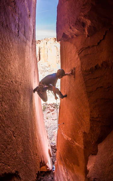 This is where the pump starts to grow, but falls are clean. A fisheye ...