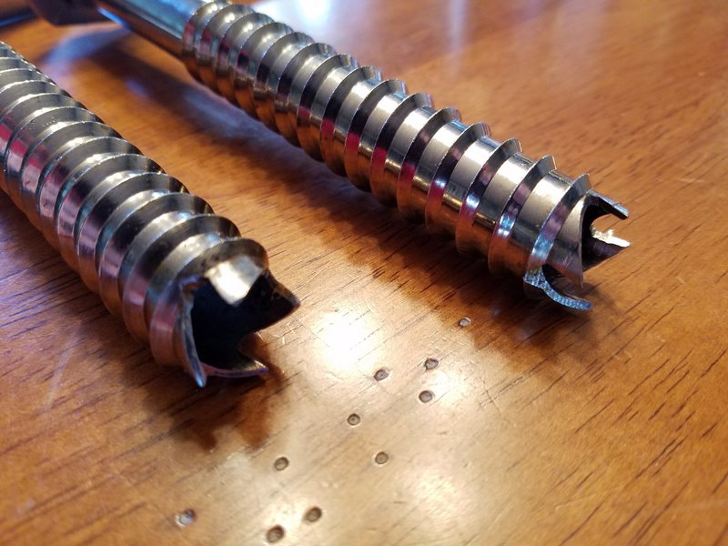 16cm Omega Pacific Ice Screws - With Express Knobs