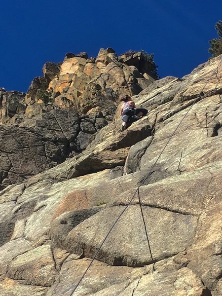 Rock Climb Chouette, Boulder Canyon