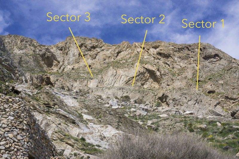 Rock Climbing in Area 1 - Kamari, Santorini