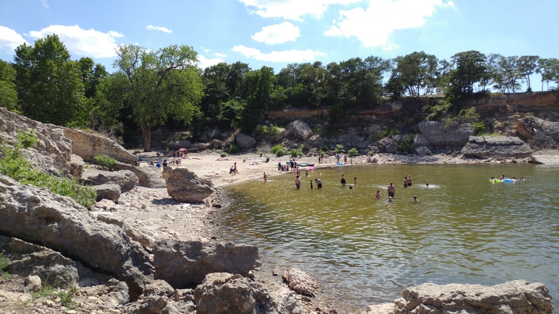 Bouldering in Elm Point, Eisenhower State Park