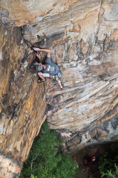 Sam Stephens doing his best to blend in with the surroundings on Grand ...