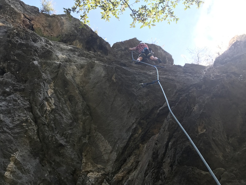 Rock Climb Punji Pit, Redwood Coast
