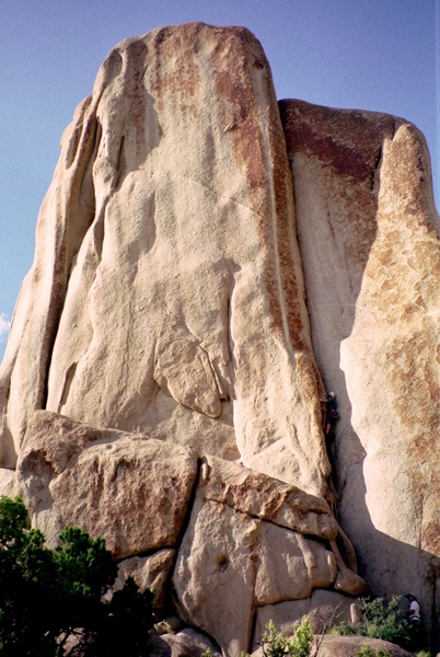 Rock Climbing in The Tombstone, West Desert
