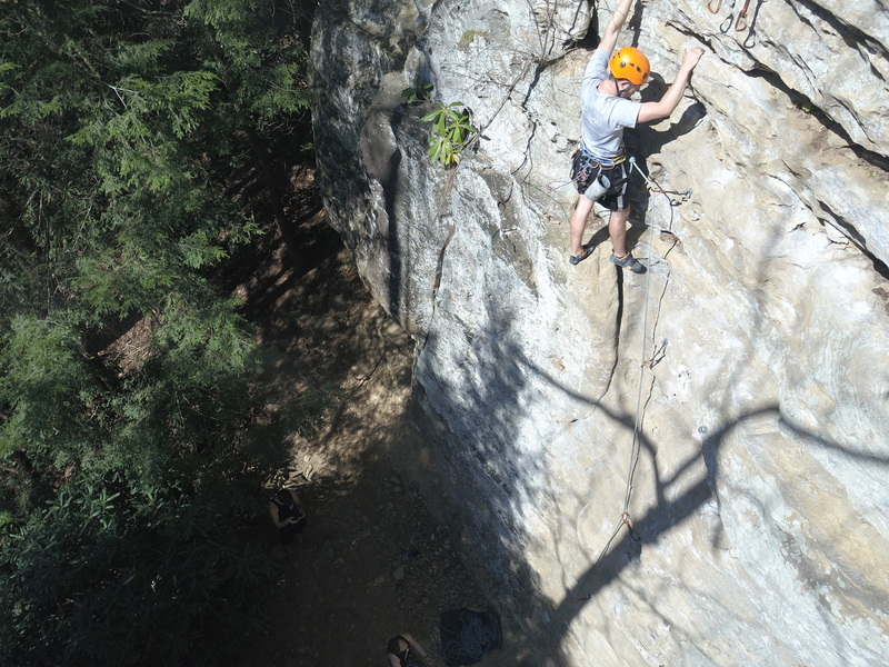 Rock Climb Jacob's Ladder, Red River Gorge