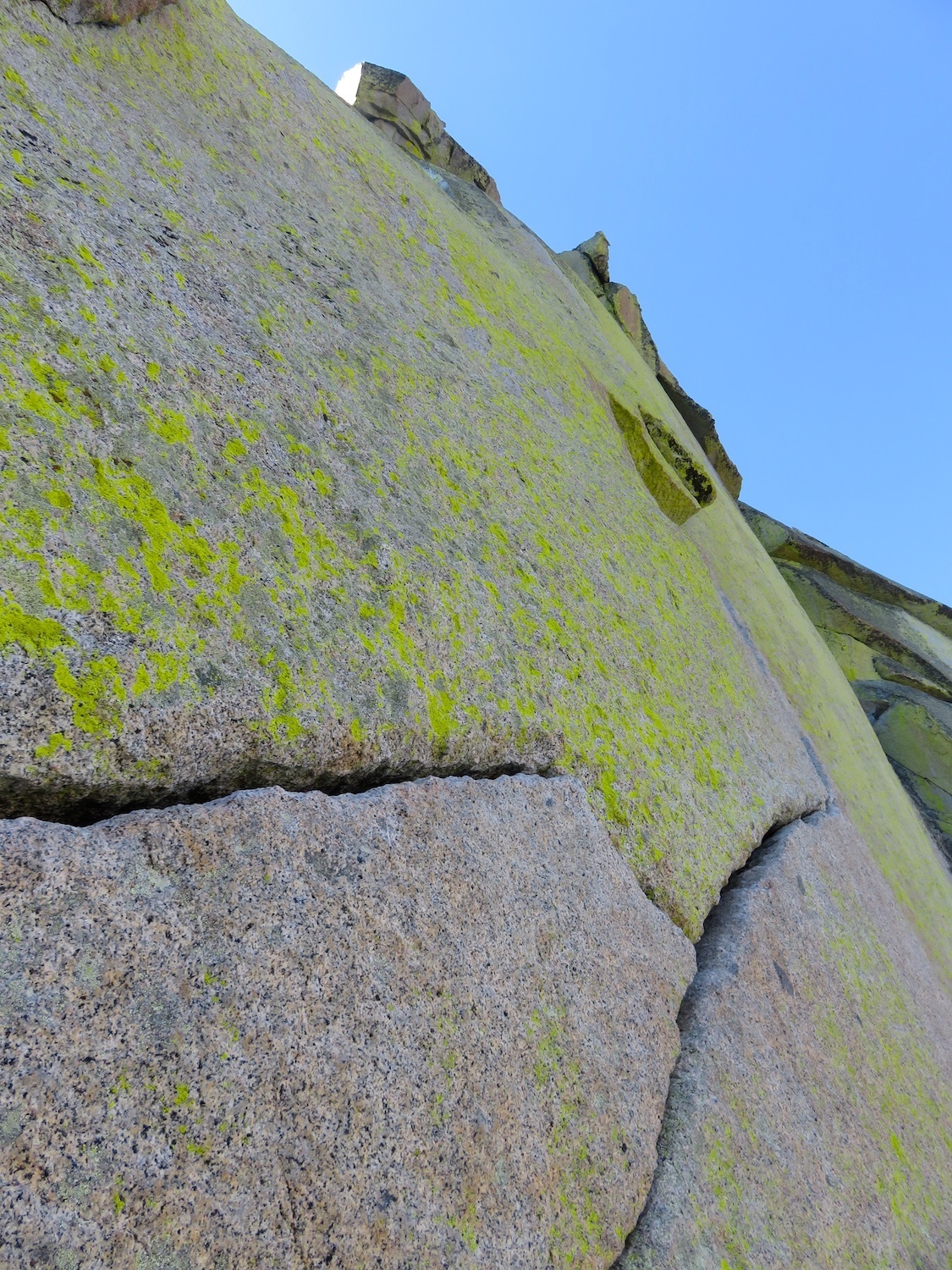 The hand traverse on Pitch 2.