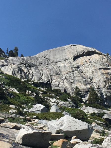 Rock Climbing in Harlequin Dome, Yosemite National Park