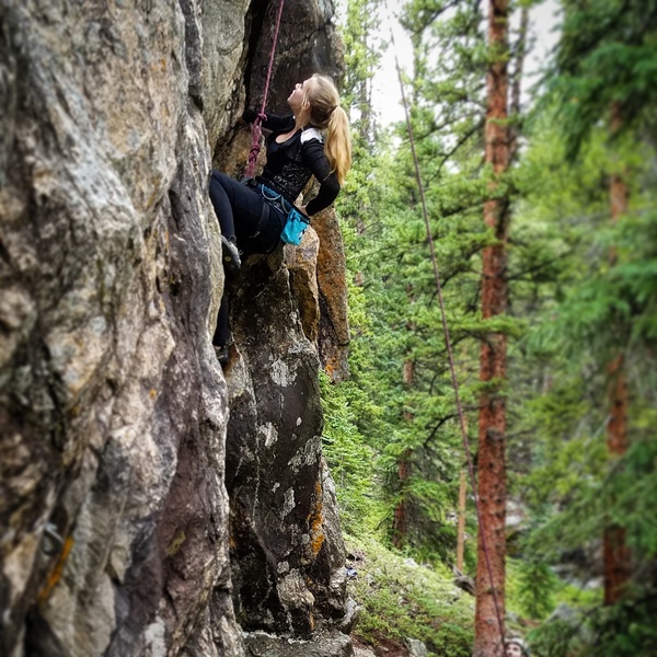 Rock Climbing in Upper Bulldog Cliff, Independence Pass