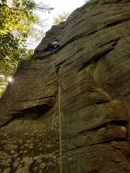 Rock Climb Return to Balance, Red River Gorge