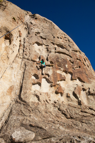 Rock Climb Swiss Cheese, City of Rocks