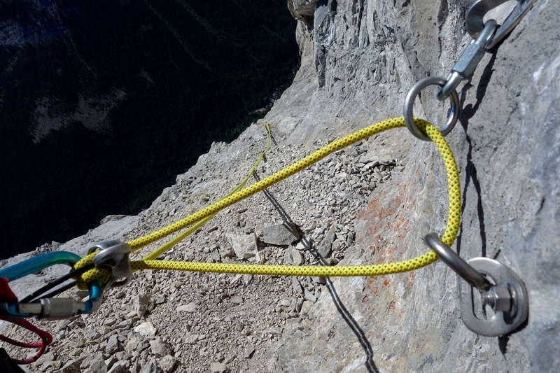 Rap 1. Single rope works here.