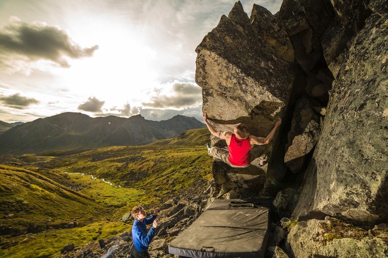 Climbing in Independence Mine Bouldering and Climbing, Anchorage ...