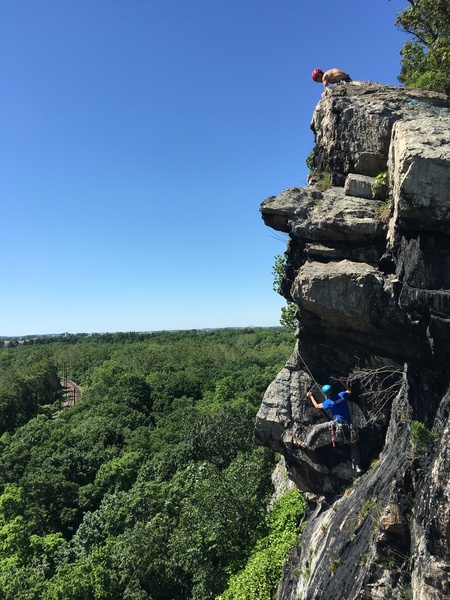 Rock Climbing in Chickies Rock, South Central PA