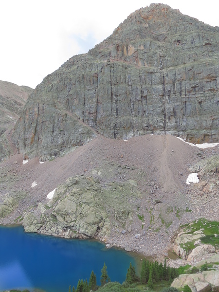 Rock Climbing in Leviathan Peak, Alpine Rock