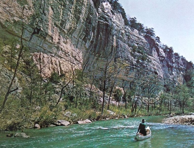 Roark Bluff along the Buffalo River near Ponca, Arkansas Photo by ...