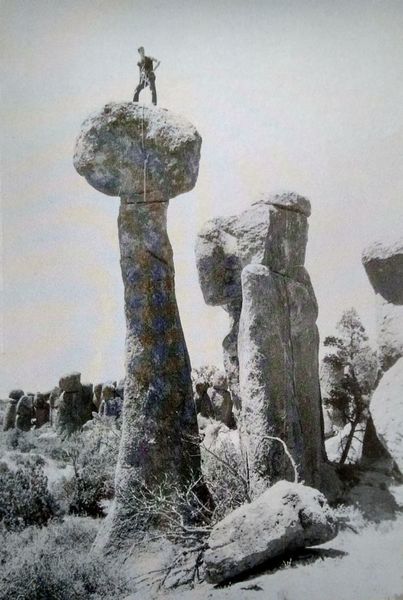 Bob Kamps atop the Yo-Yo (1968), Chiricahua National Monument Photo by ...