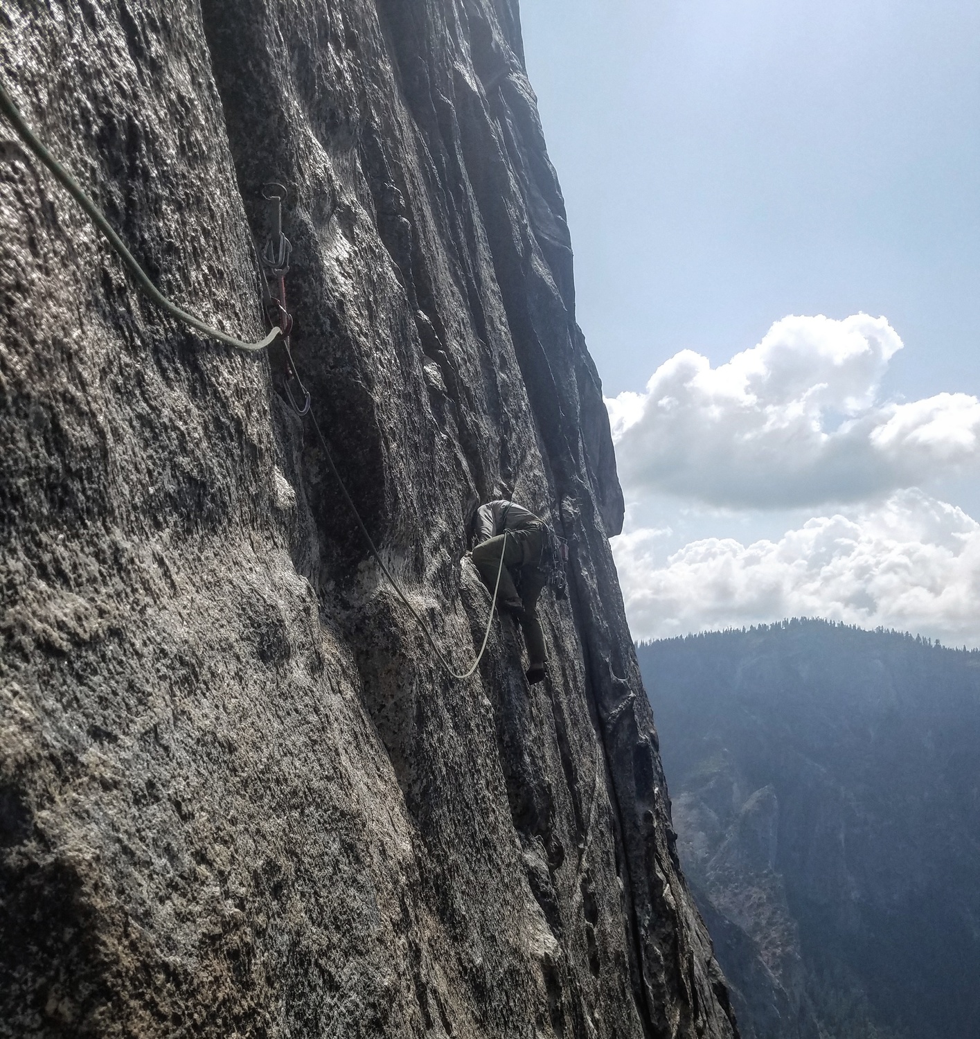 5.10R Traverse on pitch 9 is heads up! Feels like some of the crux ...