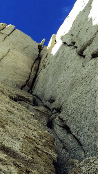 Close up of the layback section. It's easier to layback this section ...