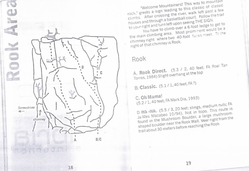 Rock Climbing in Rook Area, Luzon