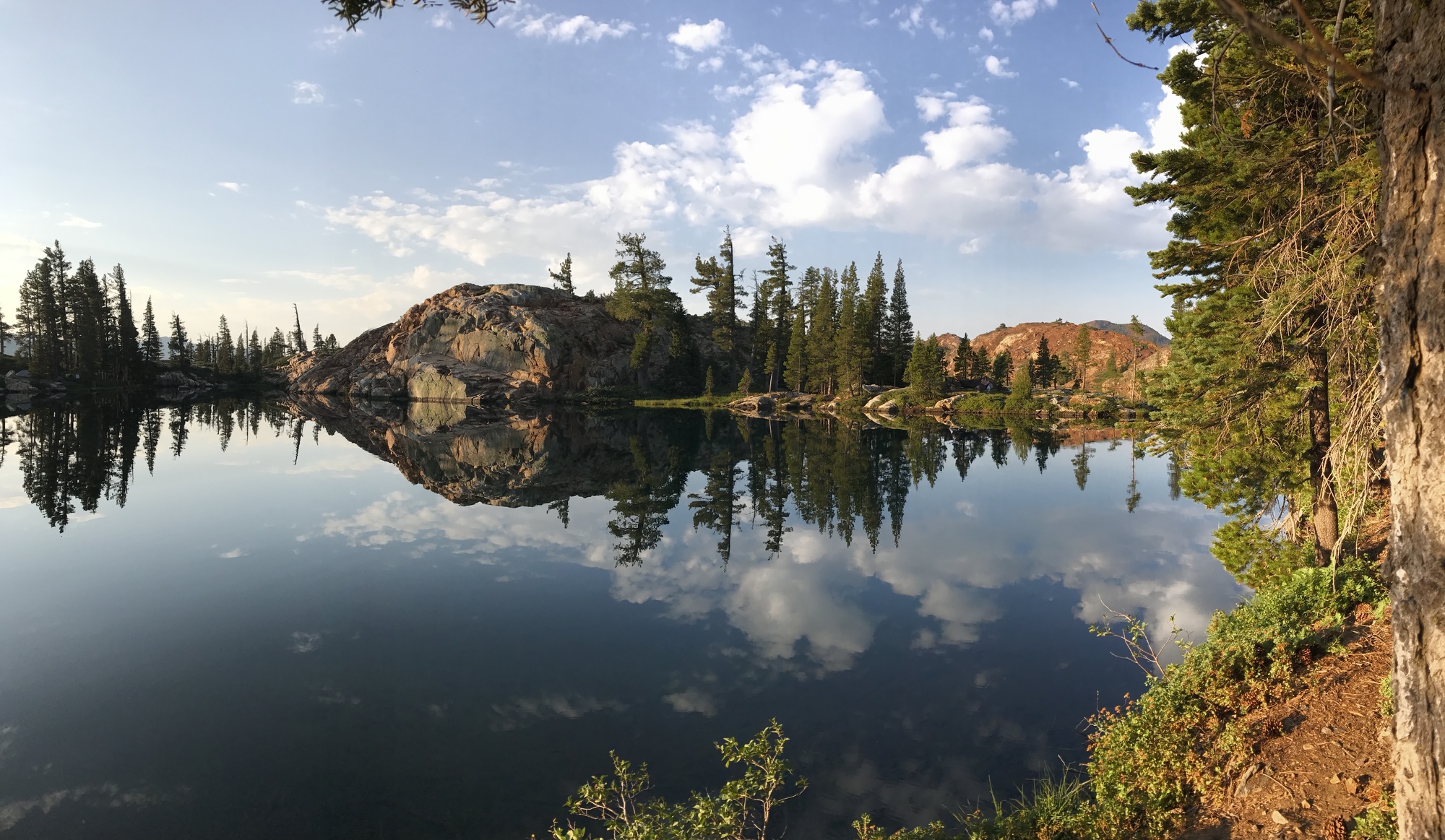 View of Penner lake from the north at sunrise.