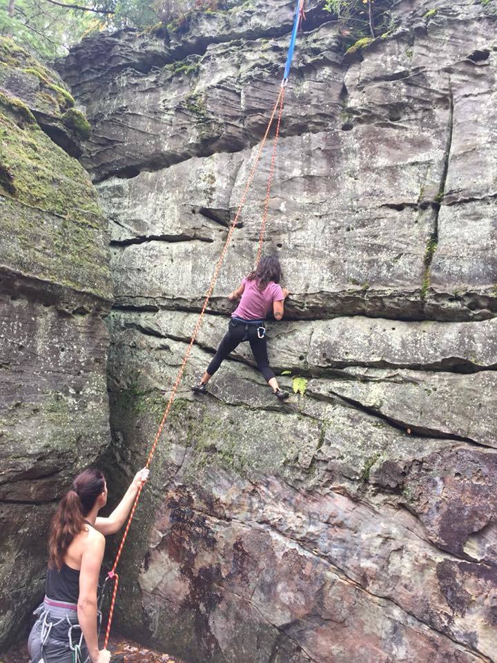 Bilger's Rocks, area known as The Kitchen. Lots of short top-rope ...