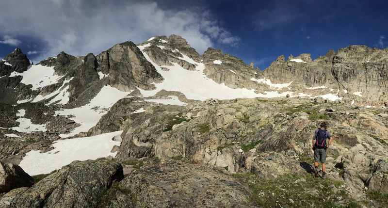 Climbing in Apache Peak, Alpine Rock