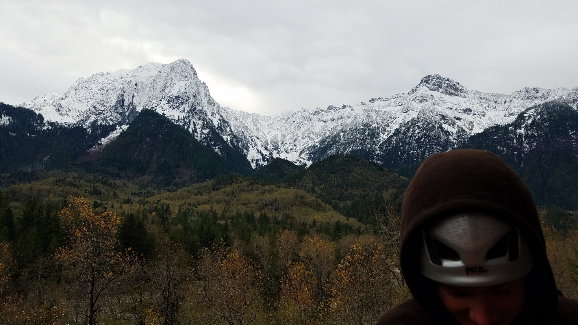 Mt Index from the Lower Town Wall in November