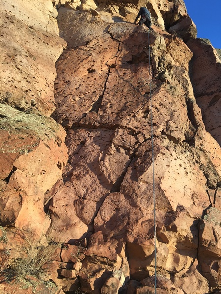 Rock Climbing in Midget Widget, East Idaho
