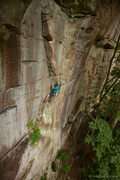 Rock Climbing in Muir Valley, Red River Gorge