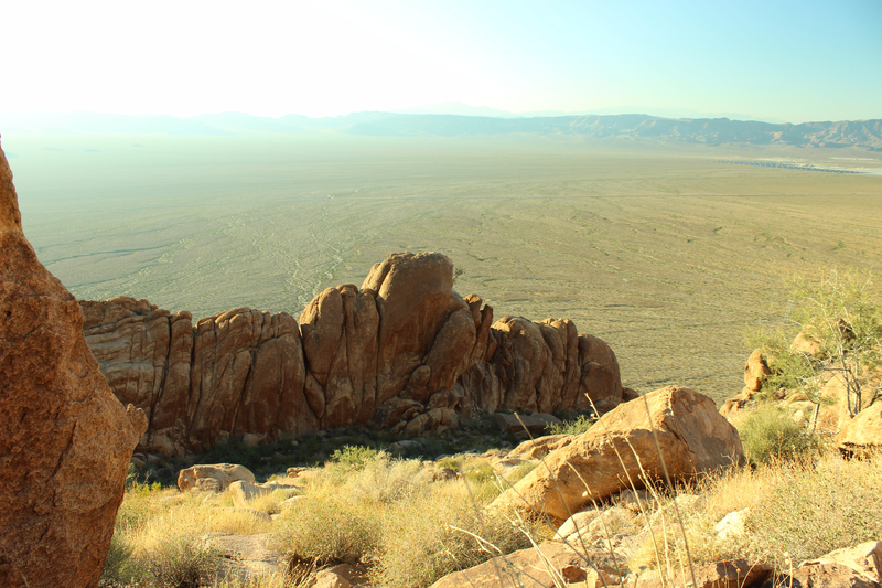 Climbing in Pasta Palace, Southern Nevada