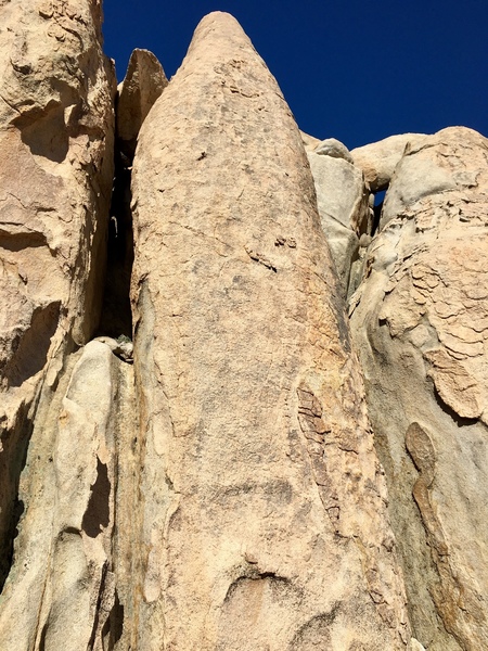Rock Climbing in Rotten Rock Spire, San Bernardino Mountains