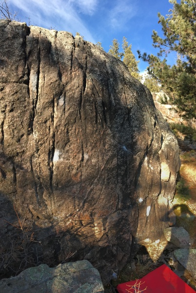 Climbing in Lemon Reservoir Boulder Area, Durango