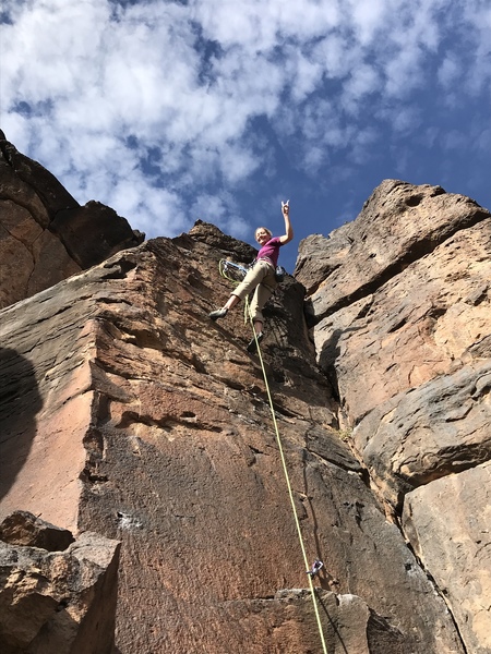 Rock Climb Mickey Mantle, Southwest Utah