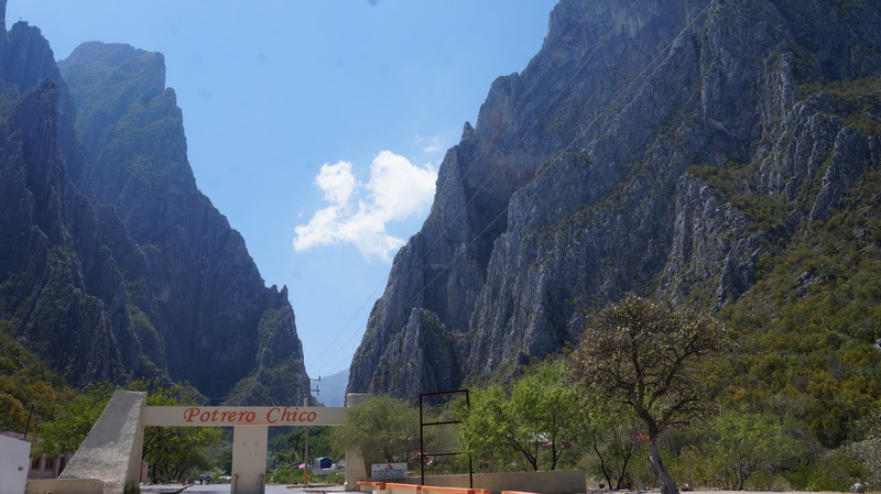 El Potrero Chico Park Entrance