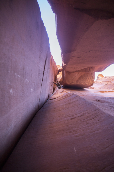 Rock Climbing in Priapism Pillar, Southeast Utah